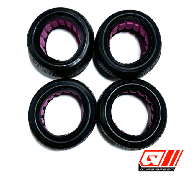 Quasi Speed - Set of 4 Low Pin Tires with Inserts – Pablo's SpeedShop